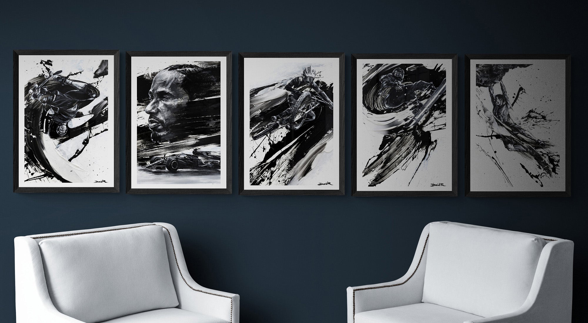 David Roman Art | Sports Artist | Contemporary Paintings of Athletes