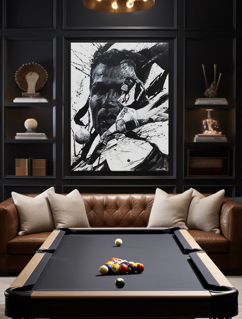 Cristiano Ronaldo - Original Painting – David Roman Art