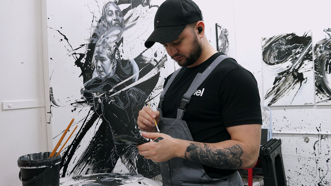 David Roman Art | Sports Artist | Contemporary Paintings of Athletes