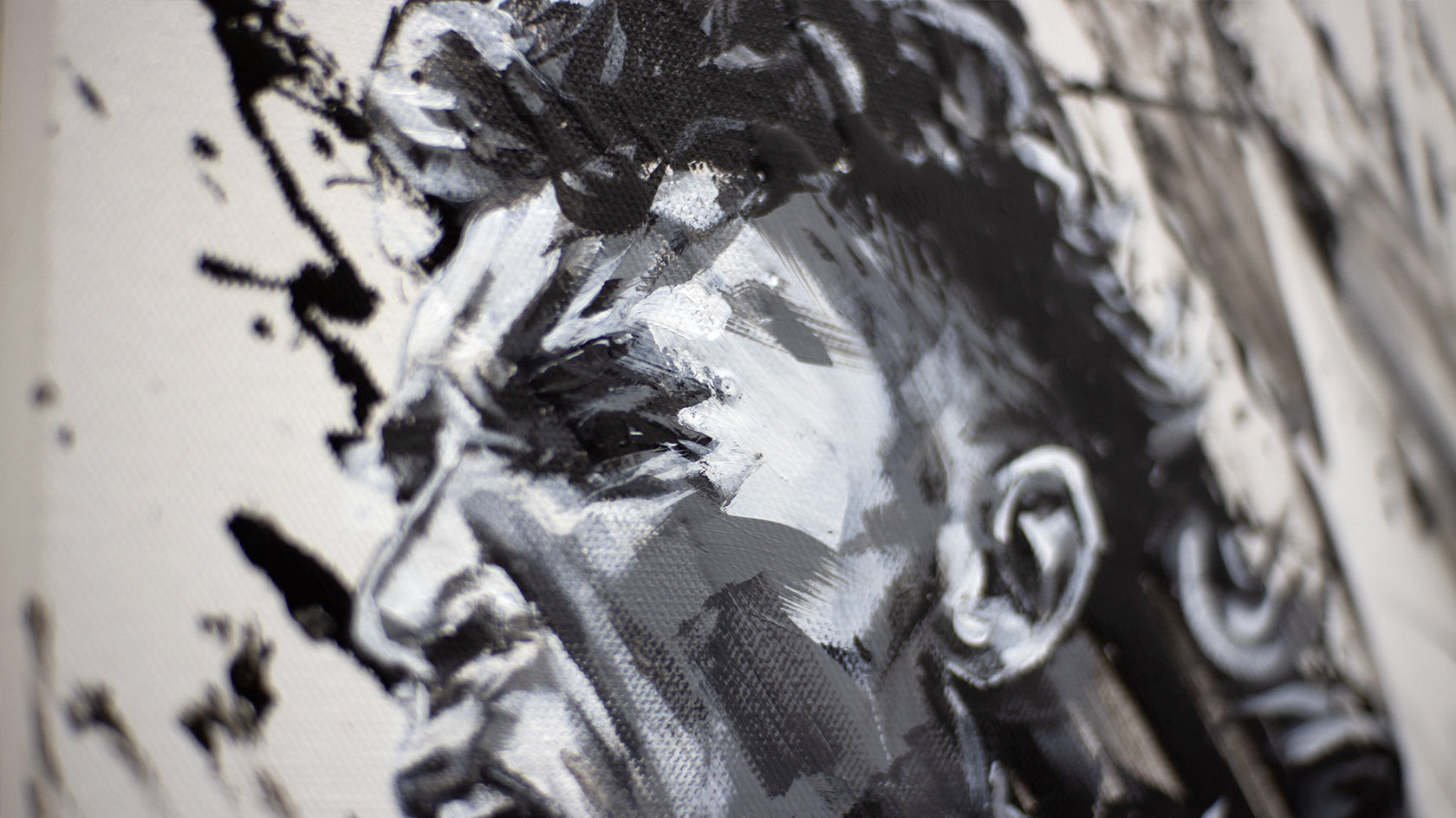 Justin Medeiros - Original Painting – David Roman Art